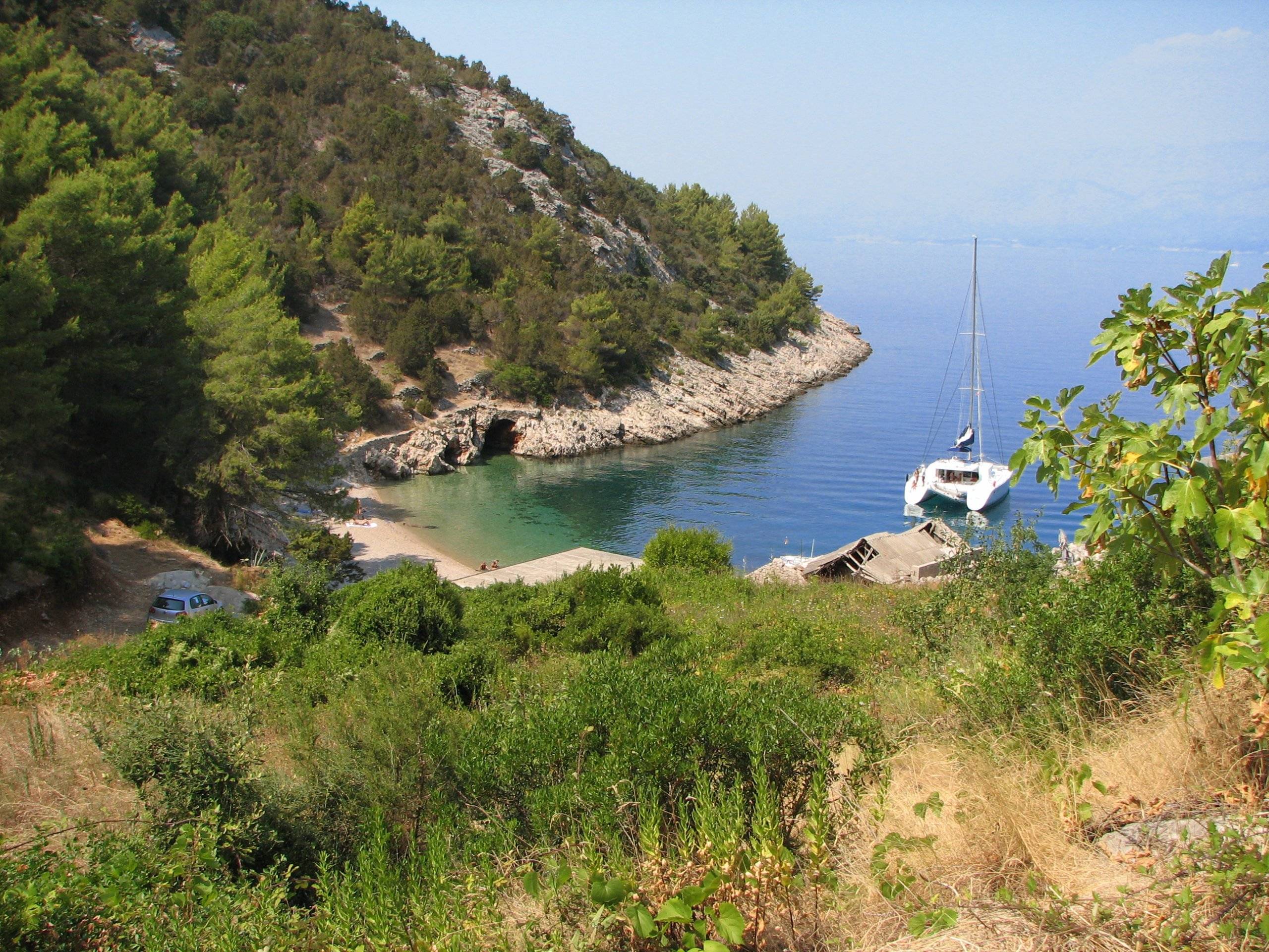 Smokvina, Dalmácie, Chorvatsko, Soukomé rekreační domy,...