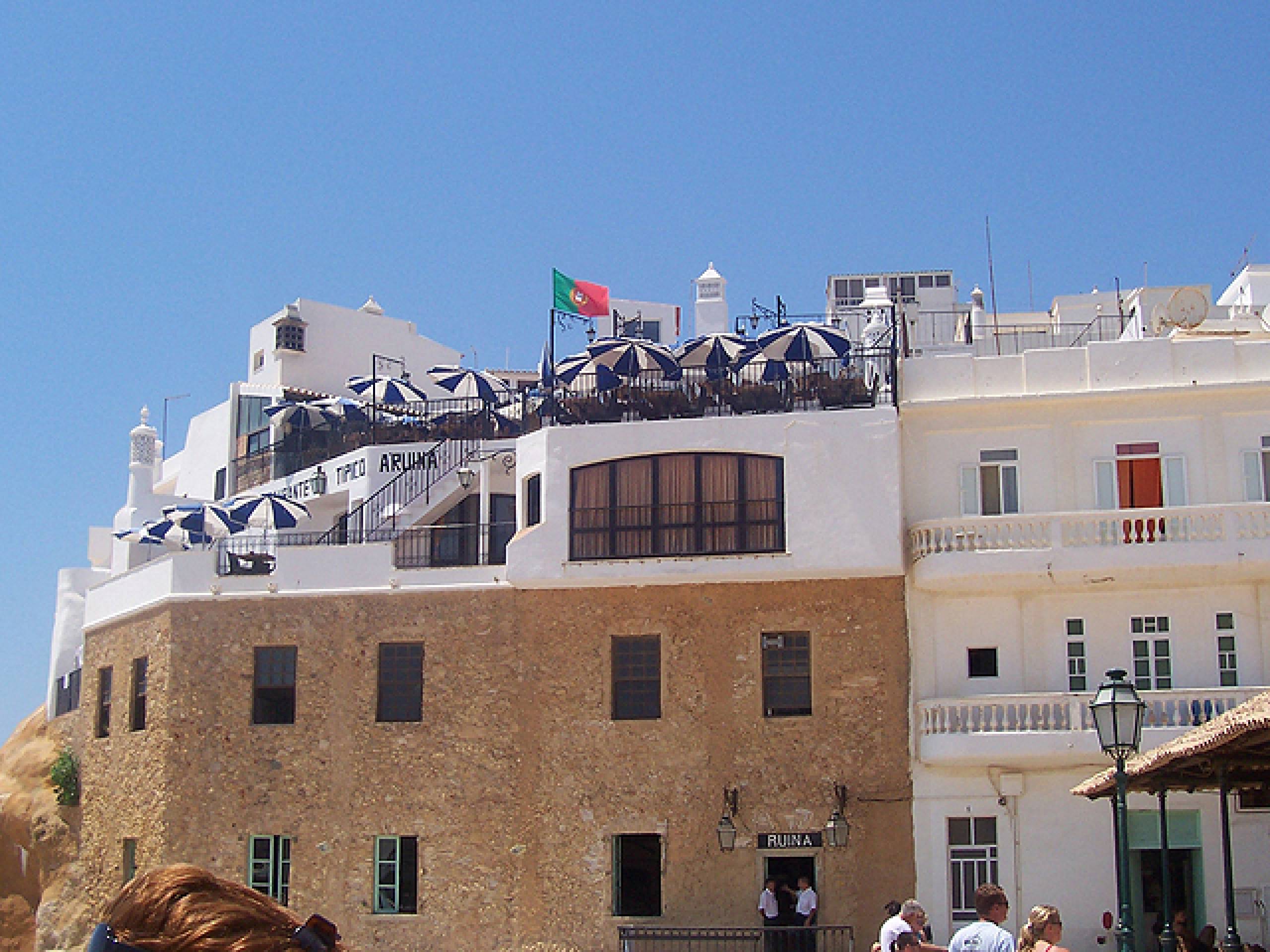 Albufeira, Algarve, Portugalsko, Soukomé rekreační domy,...